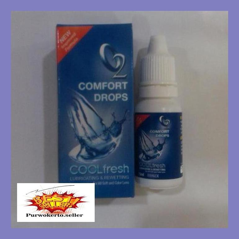 Jual 50Ntky0X Obat Tetes Mata O2 Comfort Drops Cool Fresh Lubricating ...