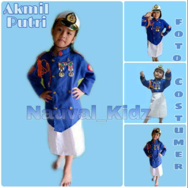 Jual Baju Seragam Kostum Anak Profesi AKABRI / AKMIL PUTRI | Shopee ...
