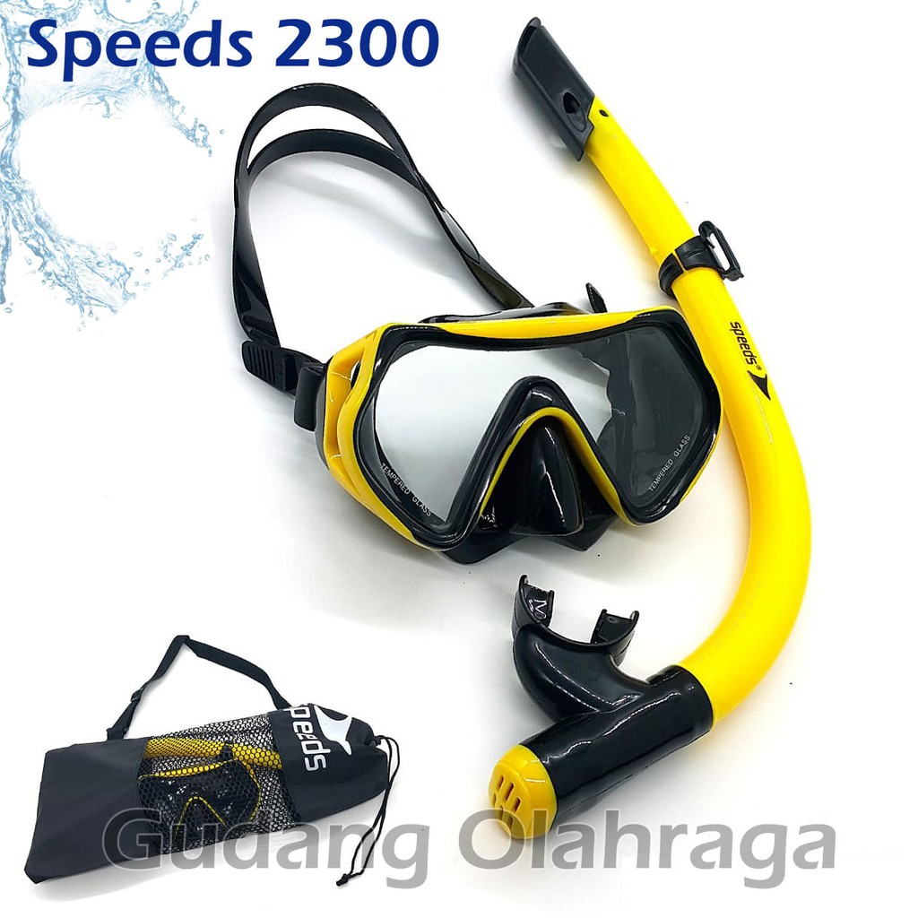 Jual Kacamata Snorkeling SPEEDS / Mask Diving / Alat Selam / Snorkling ...