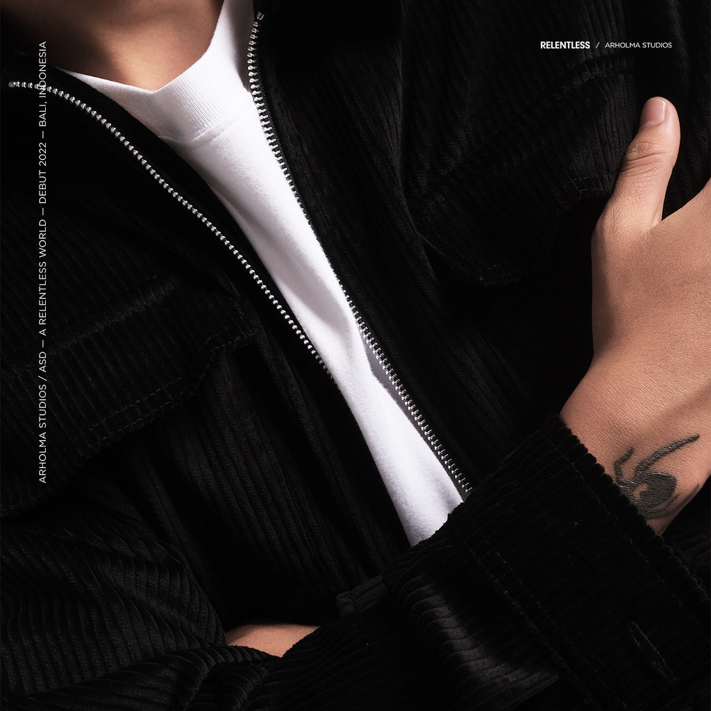 Jual Arholma Studios - Corduroy Zip Jacket 'Hiraeth' Black | Shopee ...