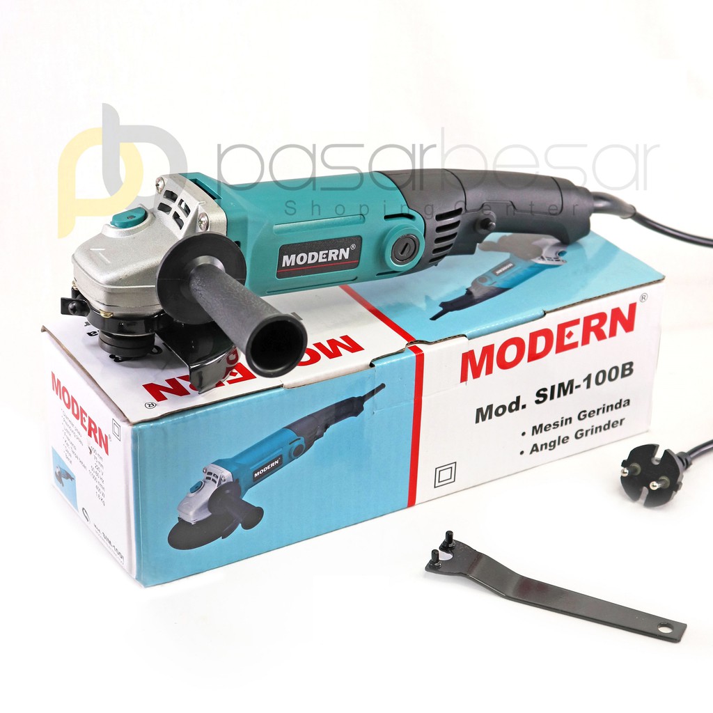 Jual Gerinda Tangan, Angle Grinder 4” MODERN SIM-100B | Shopee Indonesia