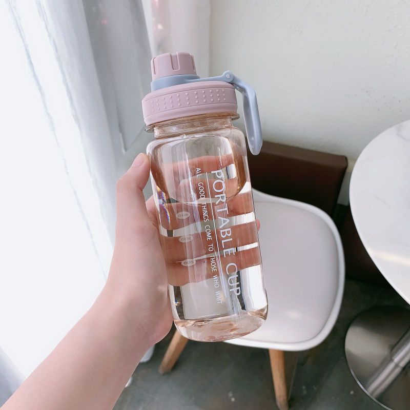 Jual Botol Minum Portable Cup Transparan Bening 1Liter BPA FREE | Shopee Indonesia