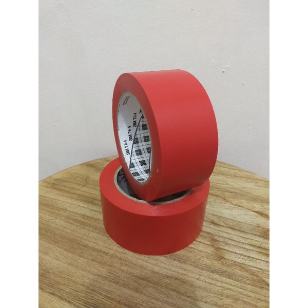 Jual lakban lantai floor marking tape 3M 764 merah 2in x 33mtr | Shopee Indonesia