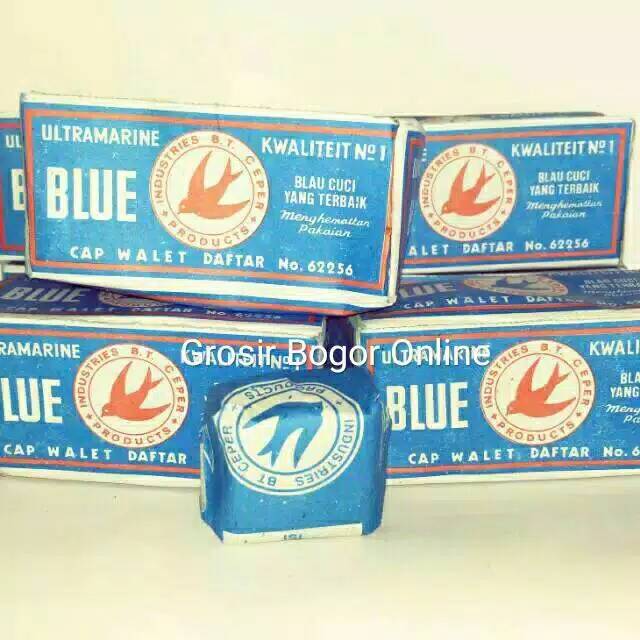 Jual Paket Blue Blau cap Walet paket 75 pak (4 pcs / pak) | Shopee ...