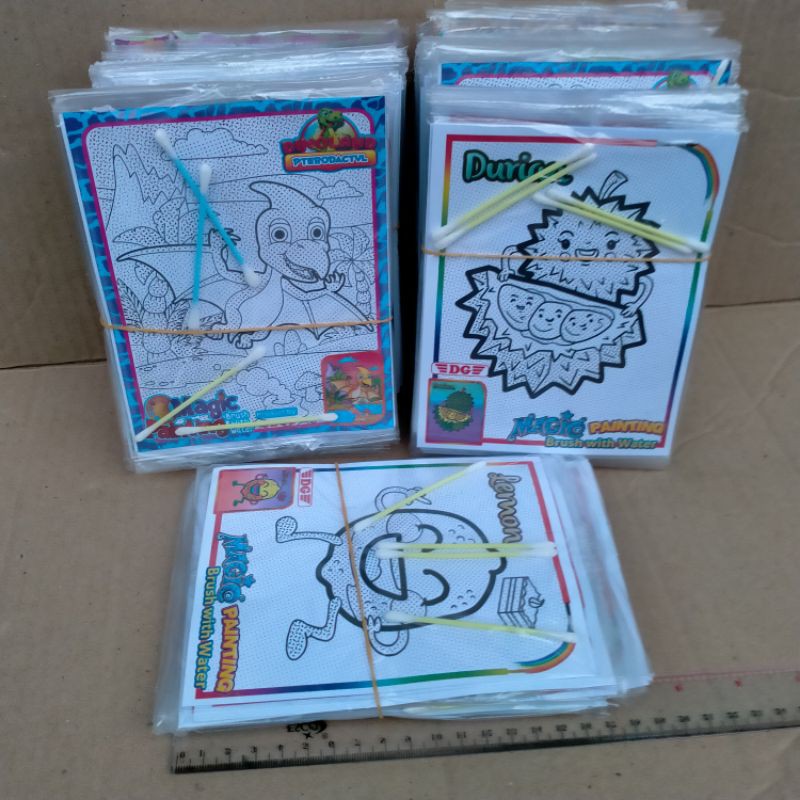 Jual MEWARNAI MAGIC PRINTING/CAT AIR COTTON BUD 13x17 cm KATENBAT ...