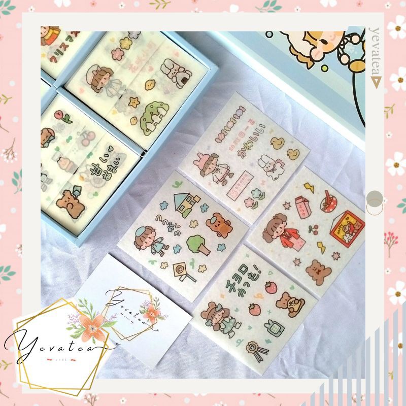Jual Chibi Sticker Set Kawaii (ISI 4 LEMBAR) | Shopee Indonesia