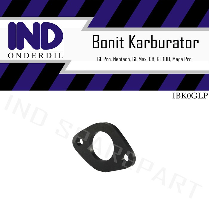 Jual IND Onderdil Ebonit/Bonit/Fiber Insulator/Karburator/Manipul GL 100-Max-Pro/CB 100/Mega Pro ...
