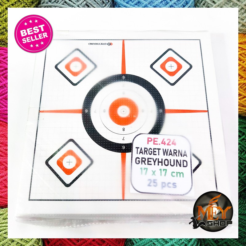 Jual KERTAS SASARAN MENEMBAK TARGET 17X17 TERBARU | Shopee Indonesia