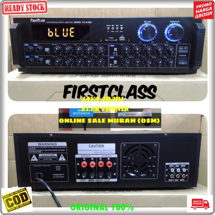 Jual G481 FC BLUETOOTH POWER AMPLI DIGITAL ECHO MIXER KARAOKE EFEK EQ ...