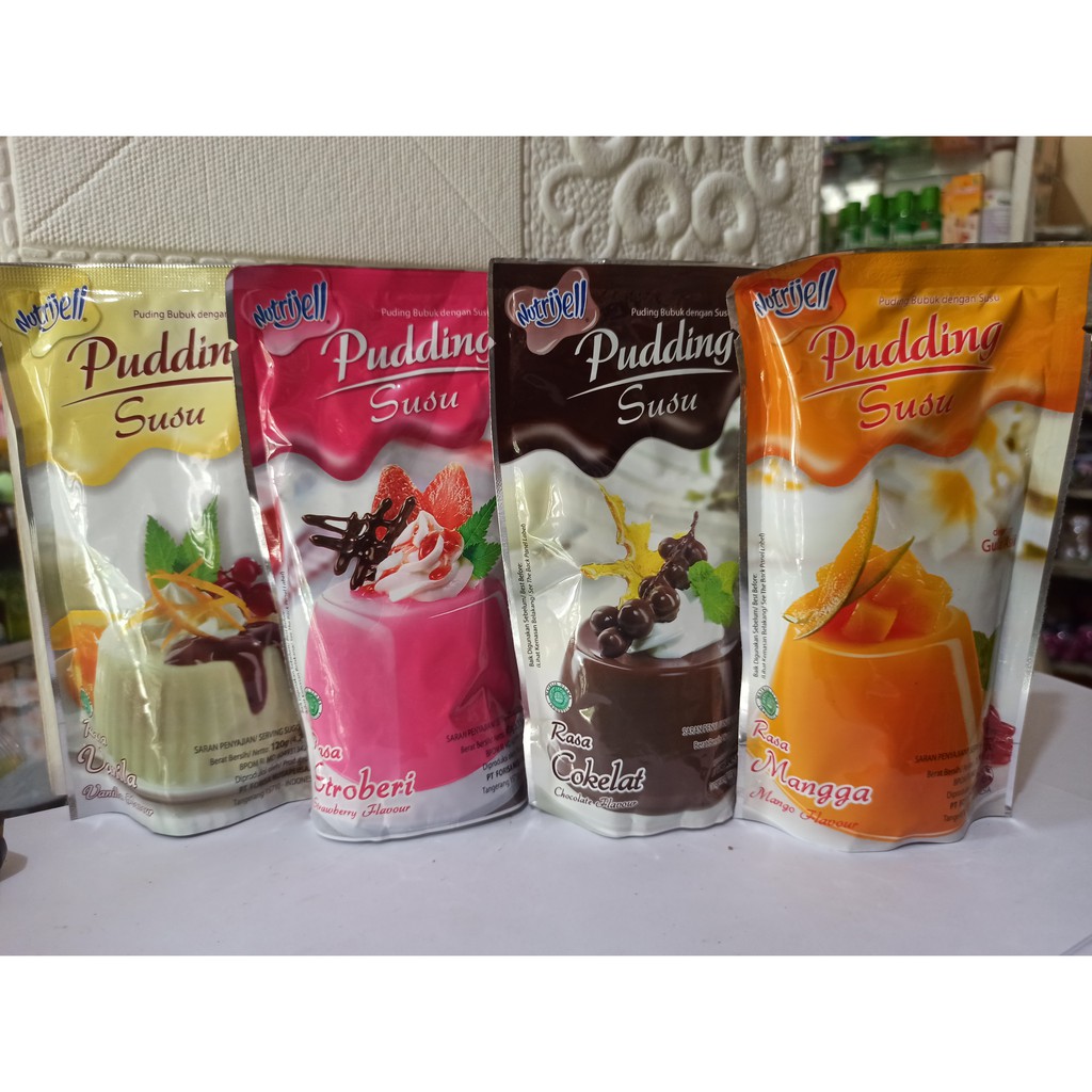 Jual Puding susu NUtrijell / puding instan 120gr | Shopee Indonesia