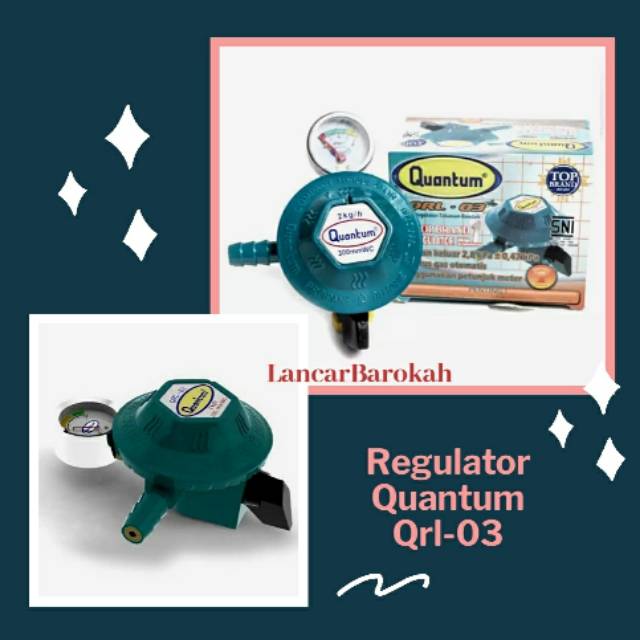 Jual Quantum Qrl 03 / QRL 04 regulator kompor gas Lpg original quantum ...