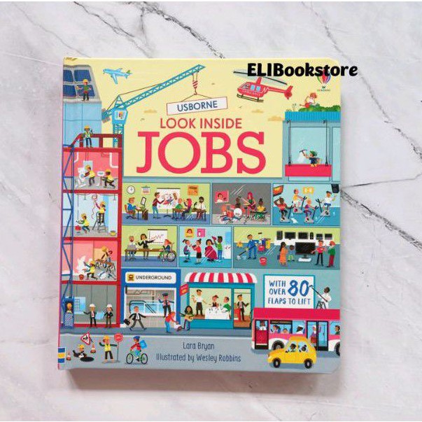 Jual Original Usborne Look Inside Jobs | Shopee Indonesia