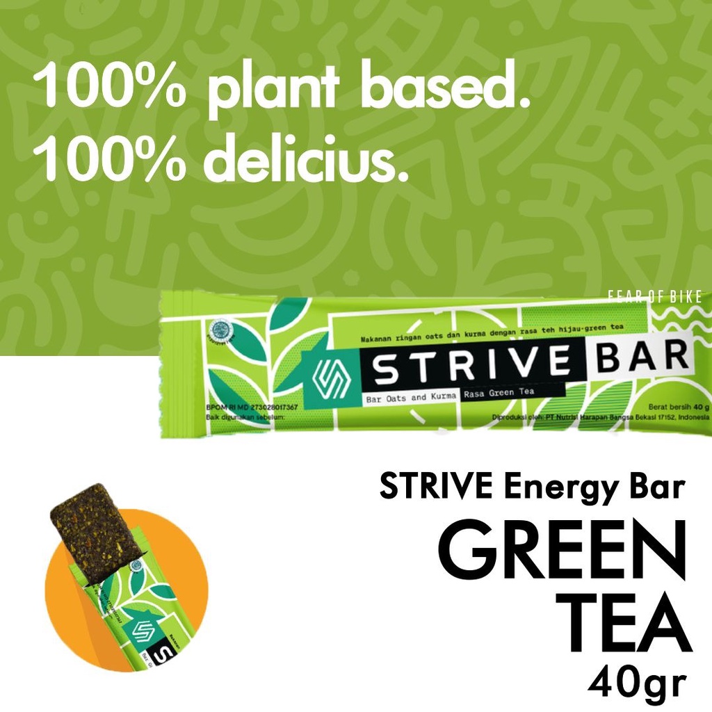 Jual Strive Energy Bar 40 gram protein bar proteinbar not questbar ...