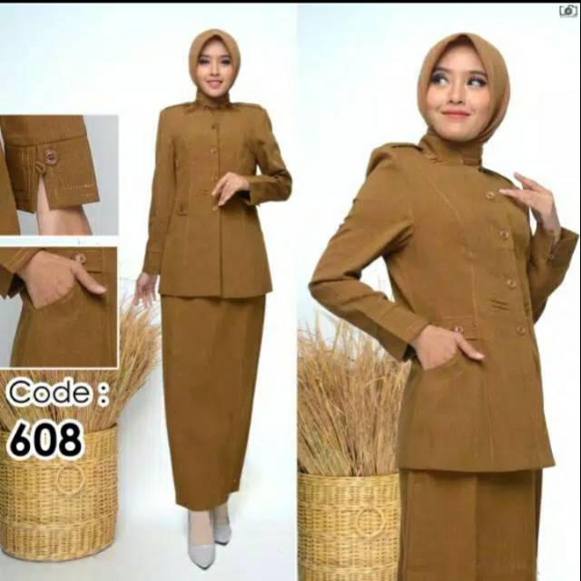 Jual Seragam Pemda Blezer kerja kantor seragam Pemda guru kheki baju PNS | Shopee Indonesia