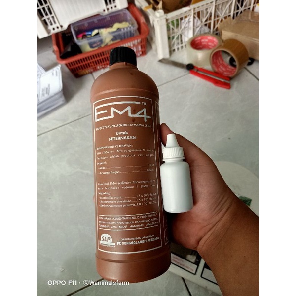 Jual EM4 PETERNAKAN REPACK KEMASAN BOTOL TETES // PREBIOTIK REPTILE ...