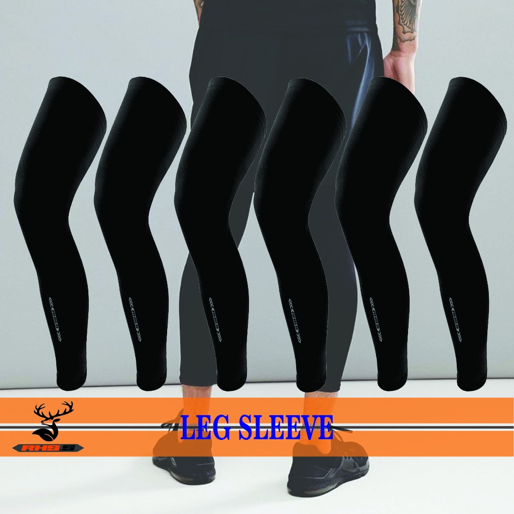 Jual Manset Kaki RHS.S LEG SLEEVE Tight Stylish Sports in Black ...
