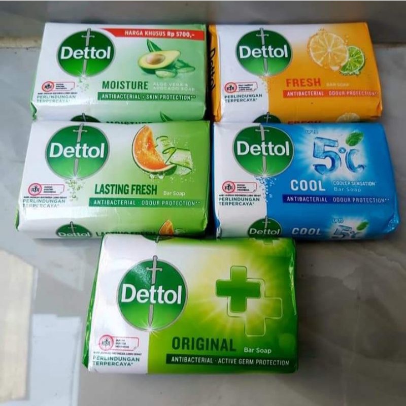 Jual Sabun dettol 60gr/100gr batangan sabun mandi perawatan tubuh ...