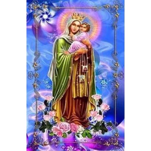 Jual LUKISAN FULL DIAMOND 5D PAINTING (DIY) BUNDA MARIA - F 30x40cm ...
