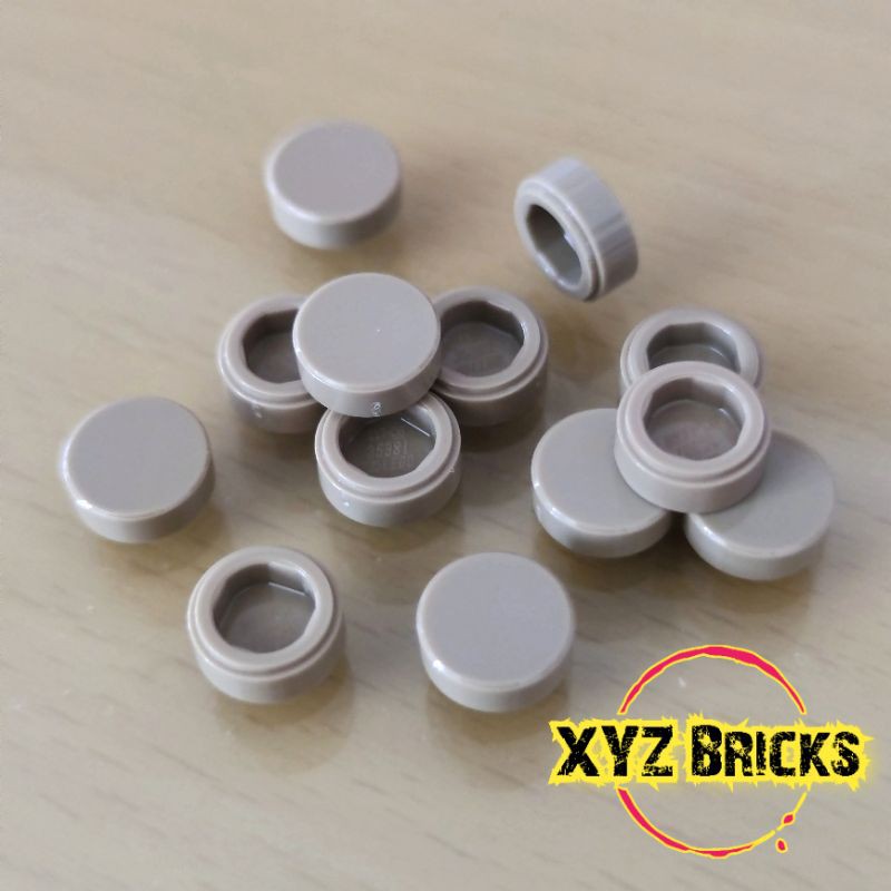 Jual LEGO PARTS 6322841 - Round Flat Tile 1x1 Sand Yellow - Dark Tan ...