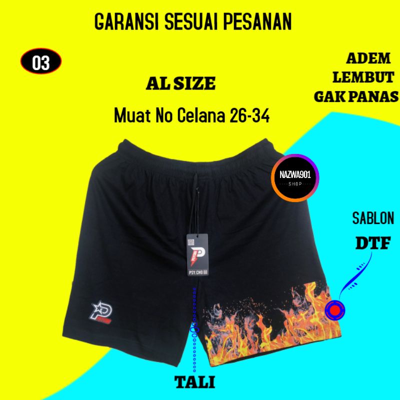 Jual Celana Pendek Boxer Pria Dewasa Boxser Distro Kolor Cowok Bokser ...