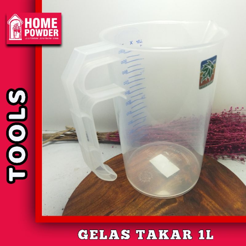 Jual Gelas Takar Gelas Ukur 1000 ml 1 Liter Greenleaf GENJI | Shopee Indonesia
