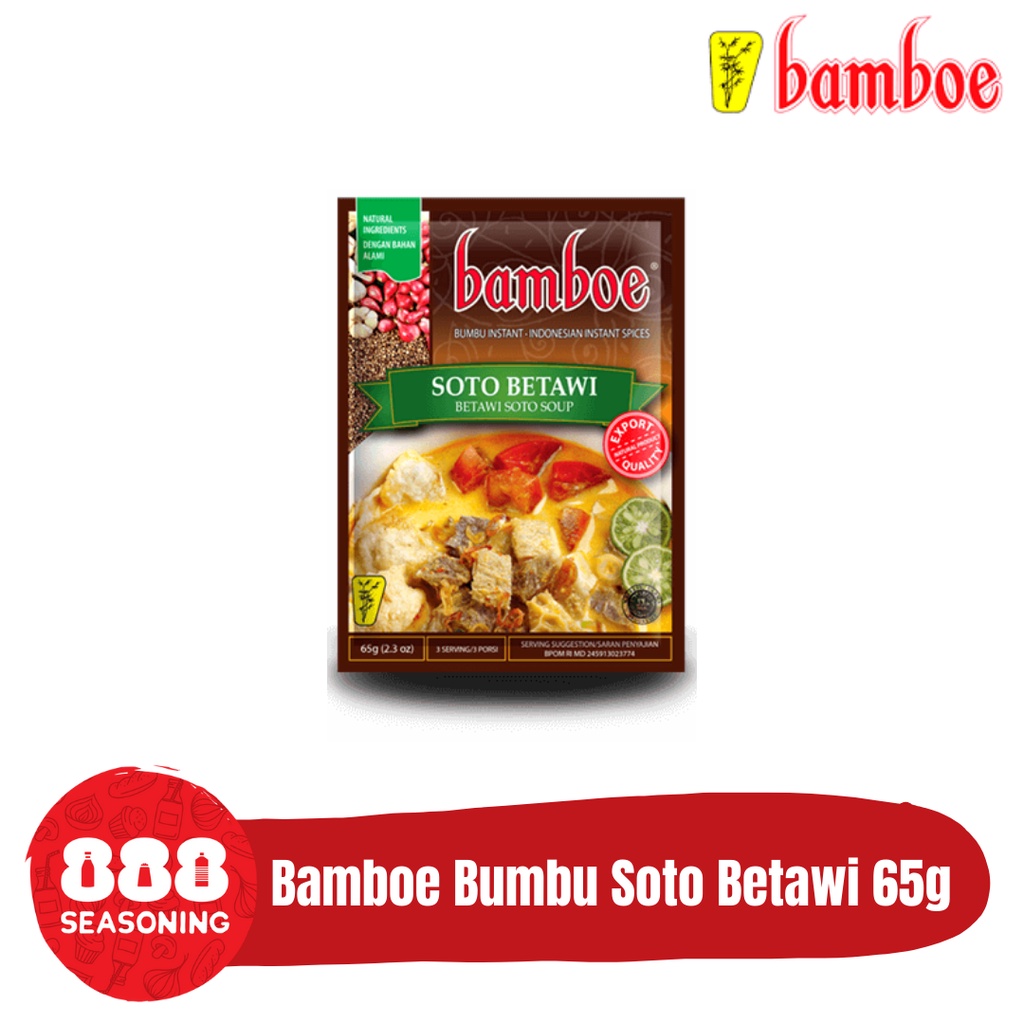 Jual BAMBOE BUMBU SOTO BETAWI 65g | Shopee Indonesia