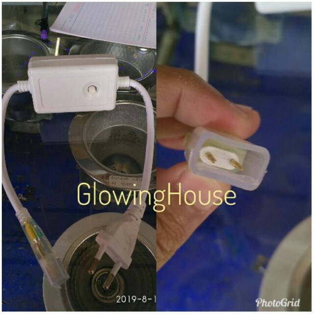 Jual Socket modul adaptor led strip lampu selang 8 mode 2 pin socket ...