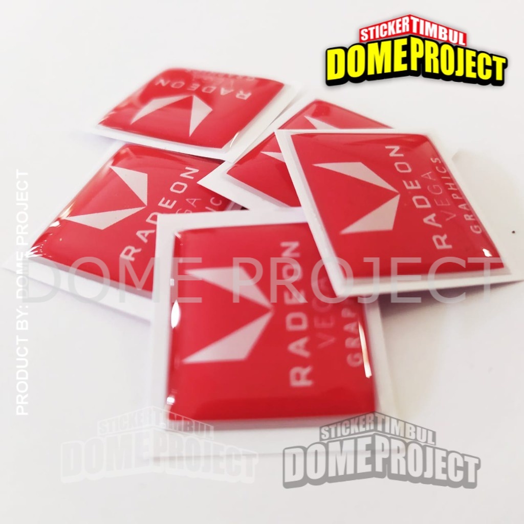 Jual STICKER PC Stiker Laptop Timbul Aksesoris PC RADEON VEGA STIKER ...