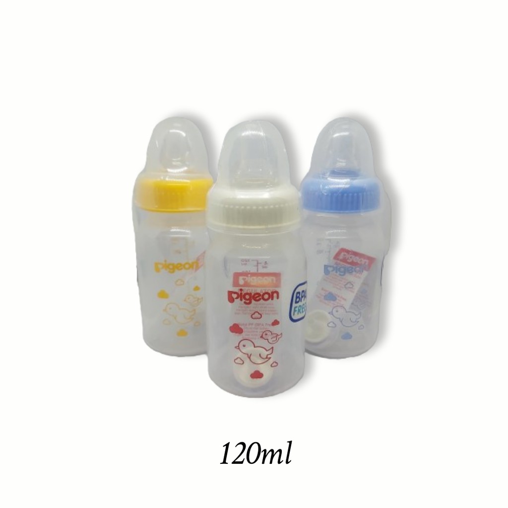 Jual Pigeon Botol Susu Bayi Anti sedak Standar ukuran 50ml/120ml/240ml ...