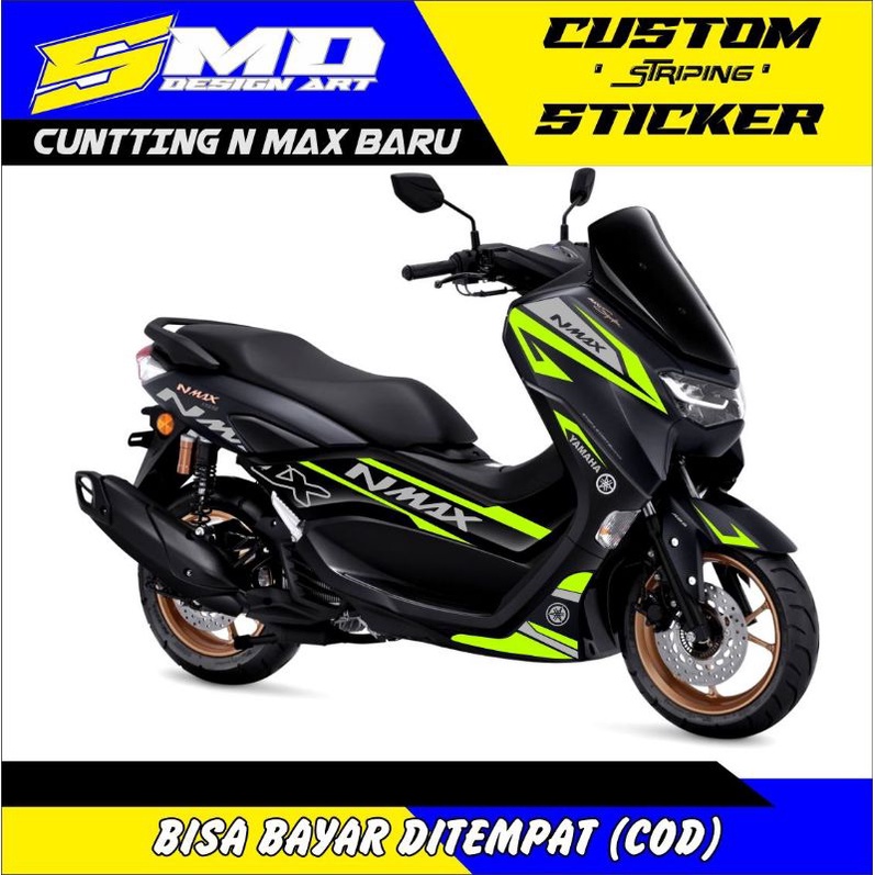 Jual CUTTING STICKER NMAX NEW STRIPING NMAX BARU VARIASI 4 | Shopee ...