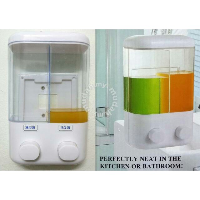 Jual Dispenser sabun manual hand soap tempat sabun cair 1KG ISI 3PC ...