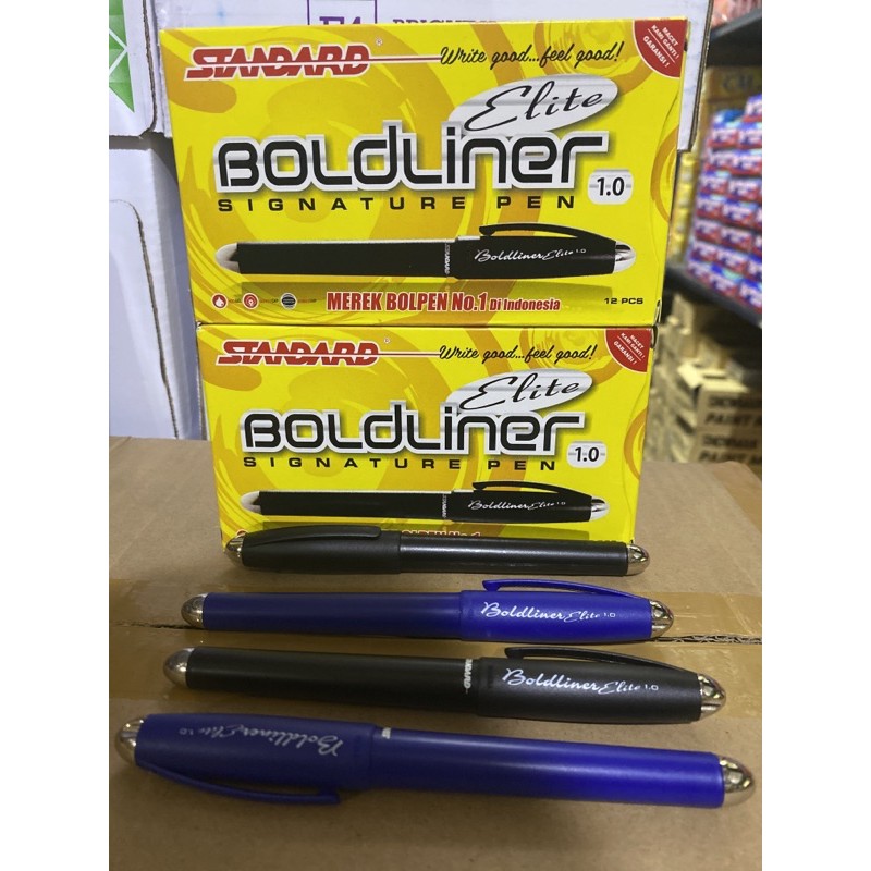 Jual Pulpen Standard BoldLiner Elite ( 12 Pcs ) [ Original ] | Shopee ...