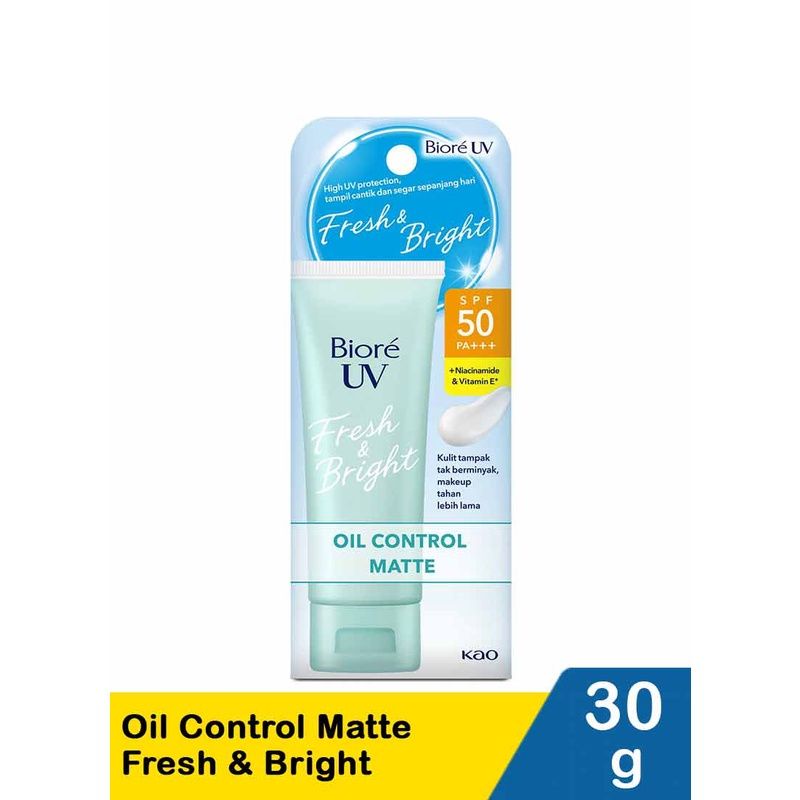 Jual Biore UV Fresh & Bright Sunscreen SPF 50 PA+++ 30 g | Shopee Indonesia
