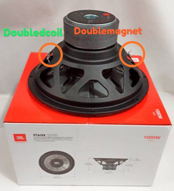 Jual SUBWOOFER JBL 12 INCH Doublecoil Double magnet JBL STAGE 1210 D ...