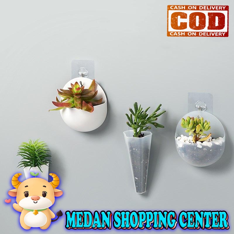 Jual MSC Pot Bunga Pot Tempel Pot Gantung Vas Bunga Plastik Hiasan ...