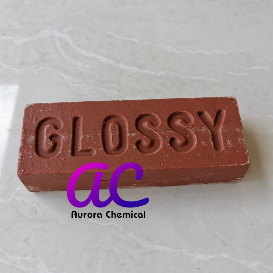 Jual Langsol Merek GLOSSY Coklat tipe L Buffing Compound batu poles ...