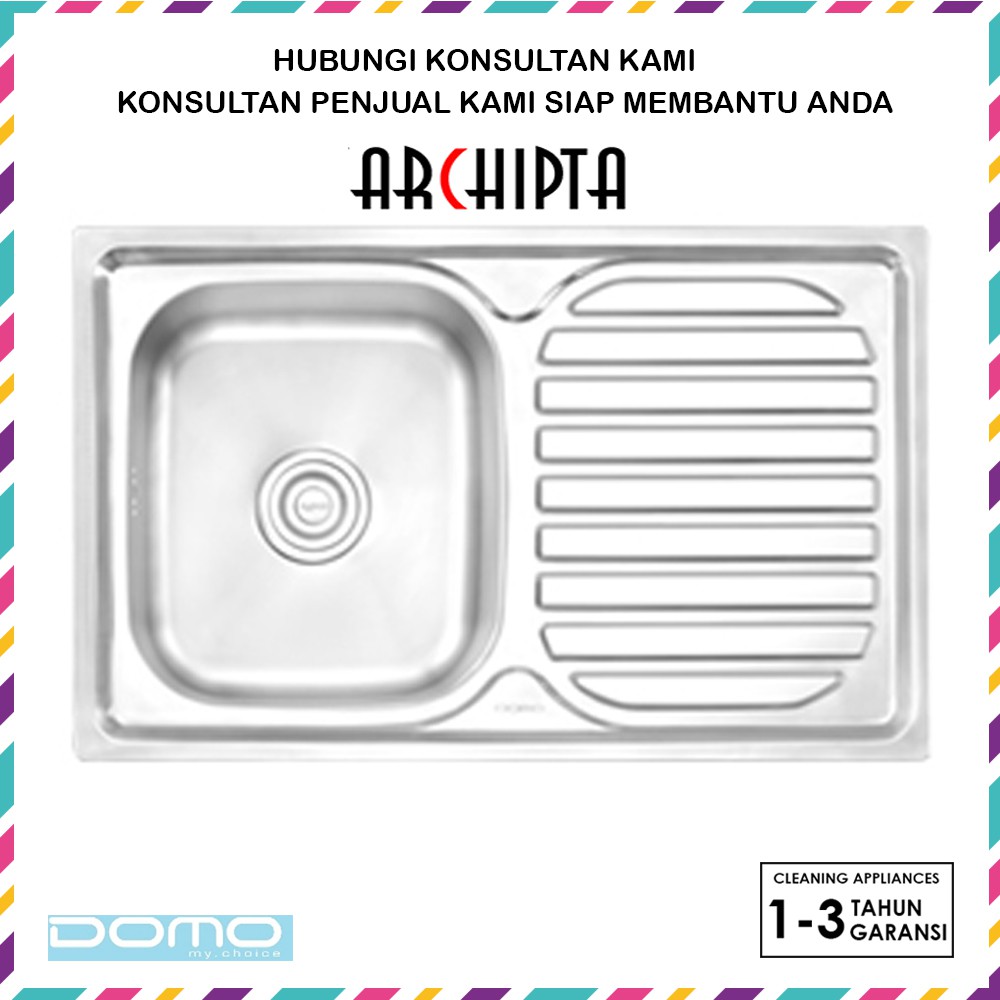 Jual Domo - Kitchen Sink DK 4141 | Shopee Indonesia