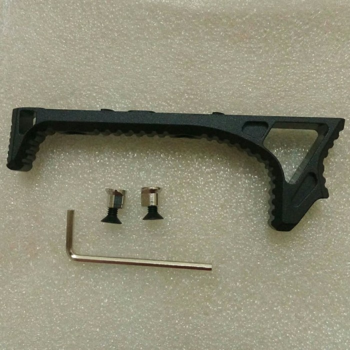 Jual LINK CURVED FORE GRIP FOREGRIP HANDSTOP KEYMOD HITAM AEG WGG GBBR ...