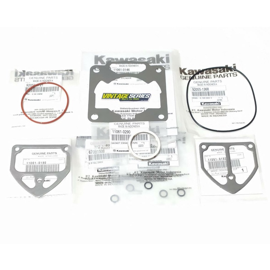 Jual packing paking pack set blok mesin ninja R RR SS 7 MACAM PACKING ...