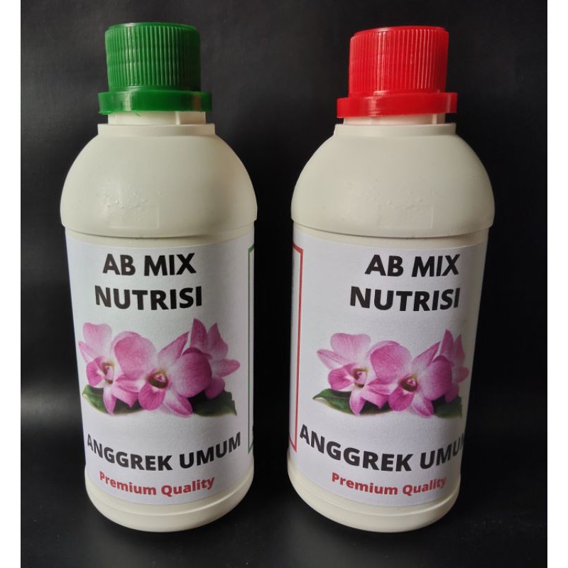 Jual Nutrisi AB Mix Anggrek Umum Siap Pakai 500 mL ( 1 Set Terdiri dari ...