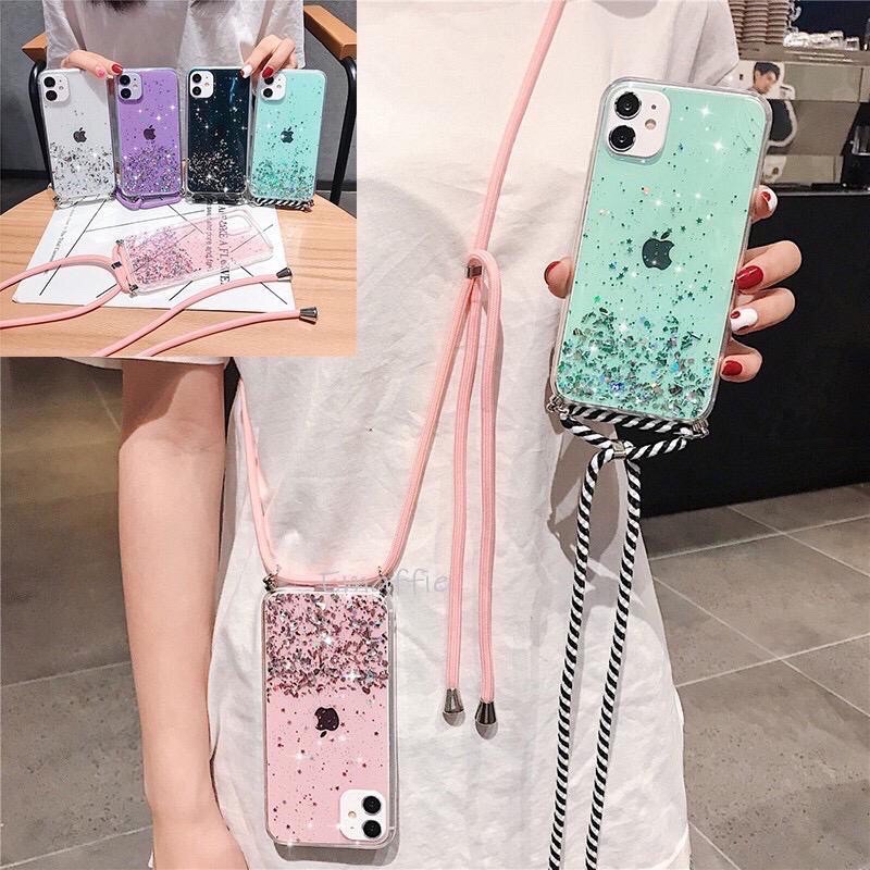 Jual GLITTER SLING BAG Case iPhone 12 / iPhone Case 11 Pro Max / iPhone ...