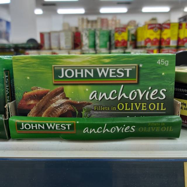 Jual Jhon West Anchovies Anchovy Fillets Fillet In Olive Oil Can 46gr | Shopee Indonesia
