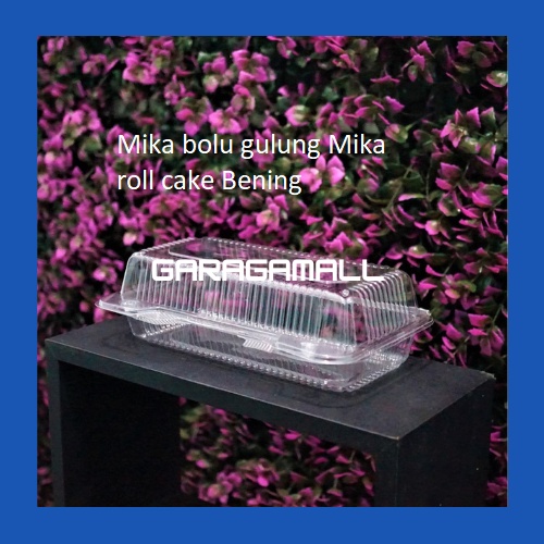 Jual Mika plastik mika kue bolu gulung mika roll cake kotak kue kotak hampers roll cake box kue ...