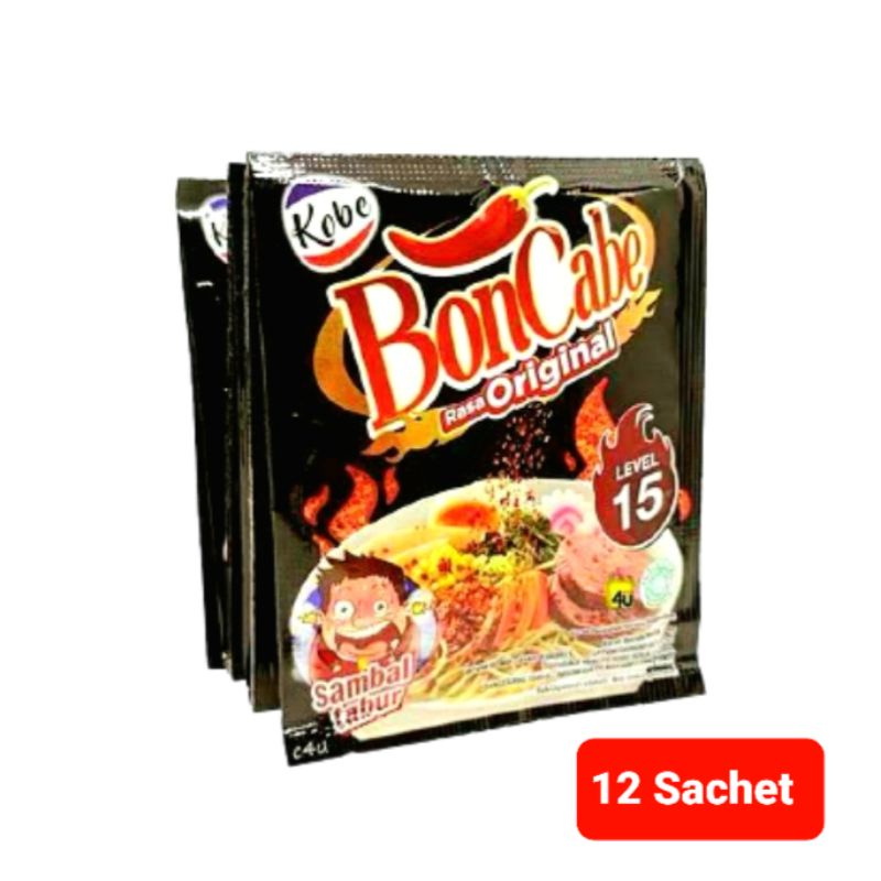Jual BONCABE LEVEL 15 - 1 Renceng Isi 12 Sachet 2,5gr | Shopee Indonesia