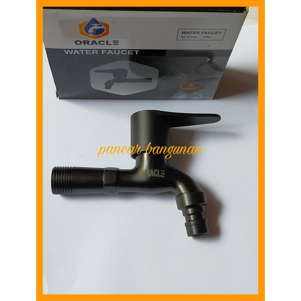 Jual KRAN TEMBOK HITAM ORACLE DRAT 1/2 INCH - KRAN TEMBOK HITAN - KRAN ...