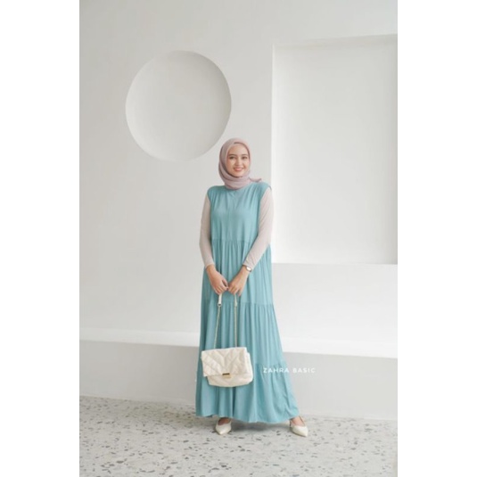 Jual BISA COD ZAHRA BASIC DRESS / ZAHRA DRESS / DRESS LEKBONG / GAMIS ...