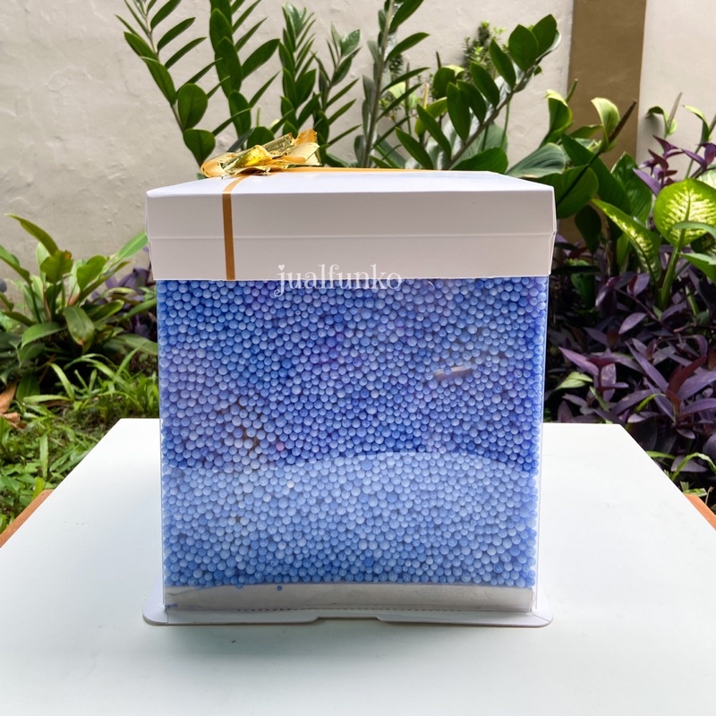 Jual Box Mika Transparan Kue Kado Packing Styrofoam Sterefoam Butiran ...