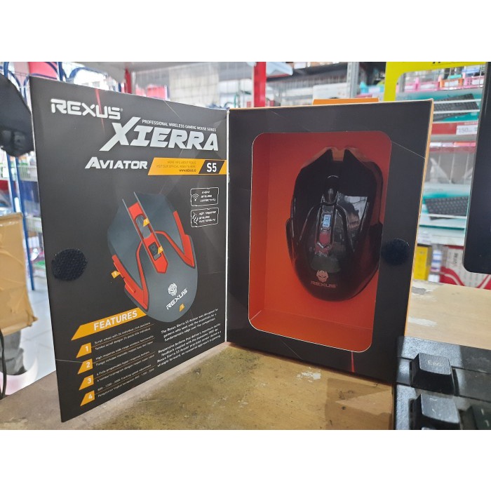 Jual Mouse Wireless Gaming Rexus S5 Aviator Shopee Indonesia