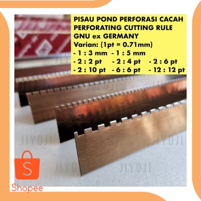 Jual Pisau Pond Perforasi Cacah GNU ex. Germany Perforating Cutting ...