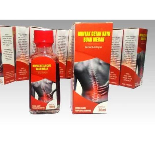 Jual NYEPAKE!! OBAT REMATIK PEGAL2 MINYAK URUT GETAH KAYU BUAH MERAH ...
